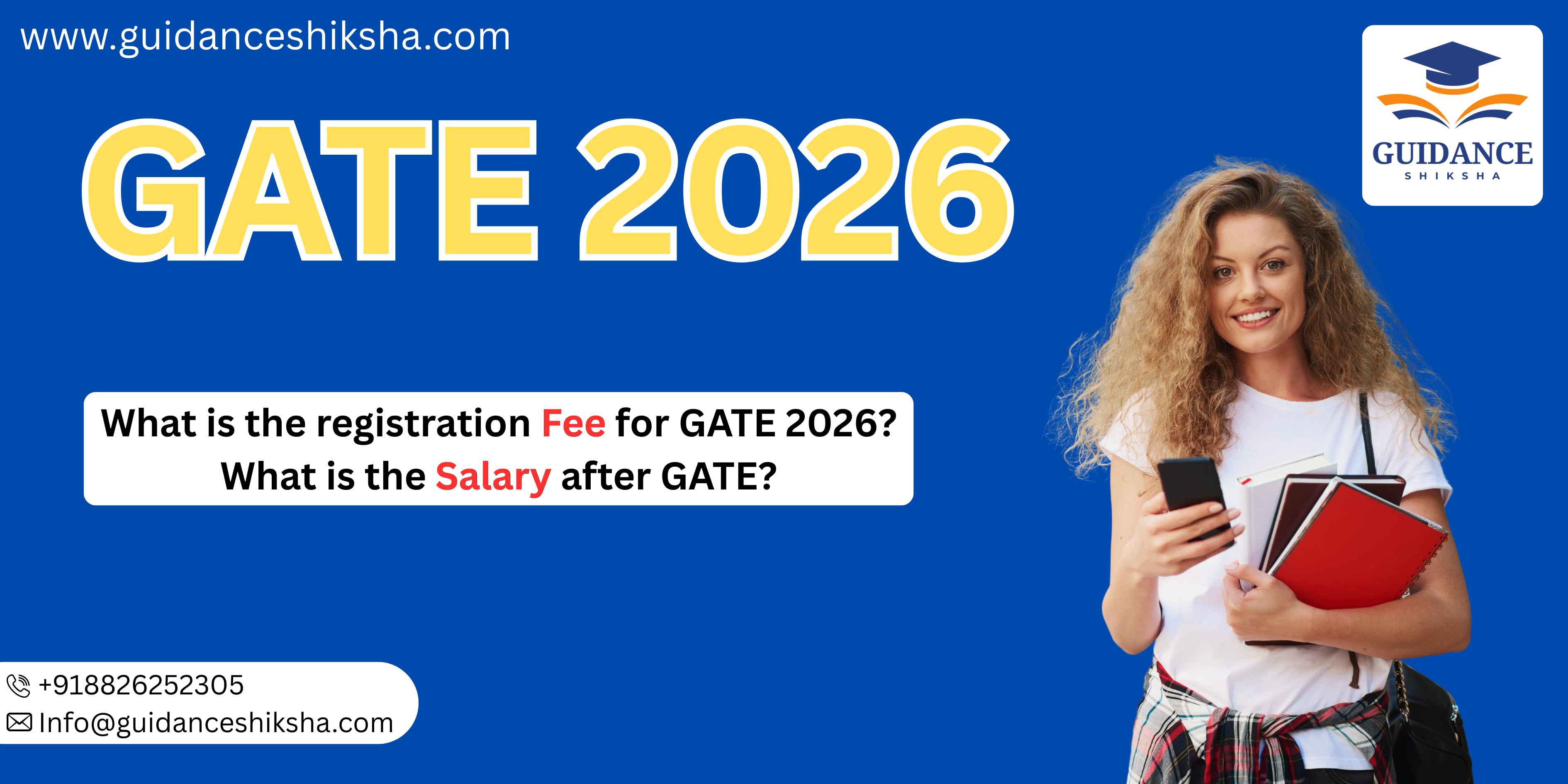 What is the registration fee for GATE 2026? What is the salary after GATE?